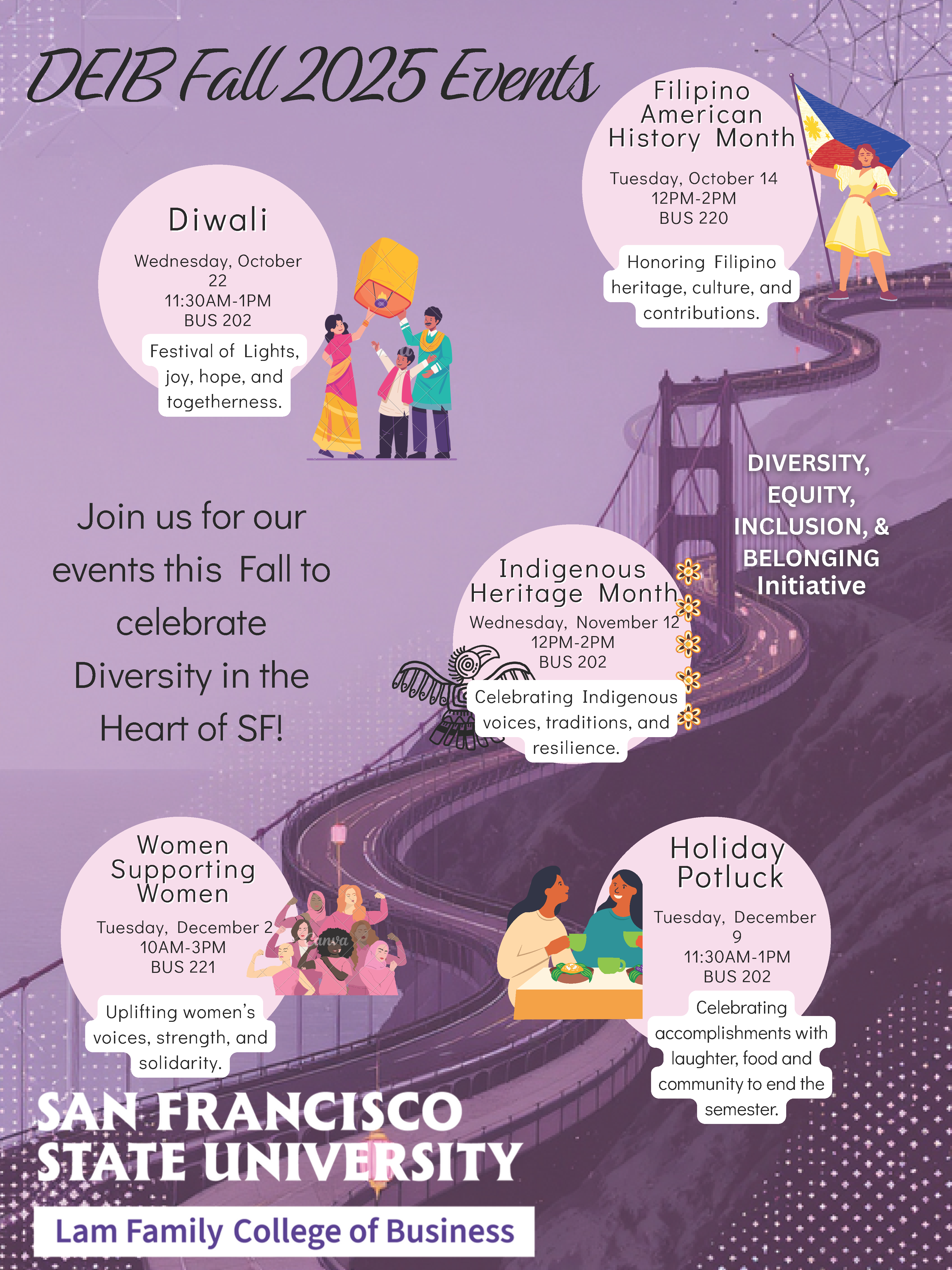 DEIB Fall 2025 Events.png | Lam-Larsen Initiatives and Centers